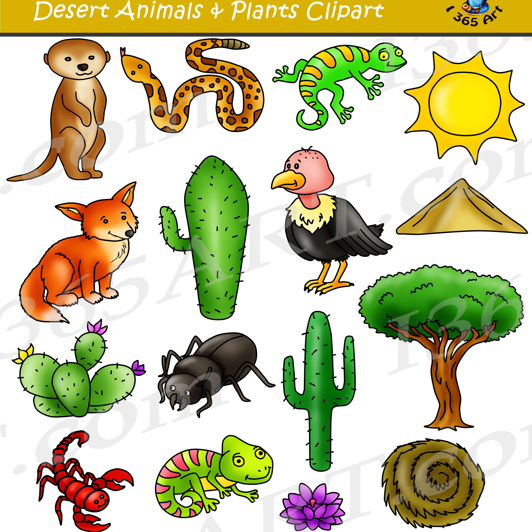 desert animals clipart Archives - Clipart 4 School