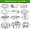 Middle Eastern Food Clipart - Arabic Food Clip Art Graphics Commercial