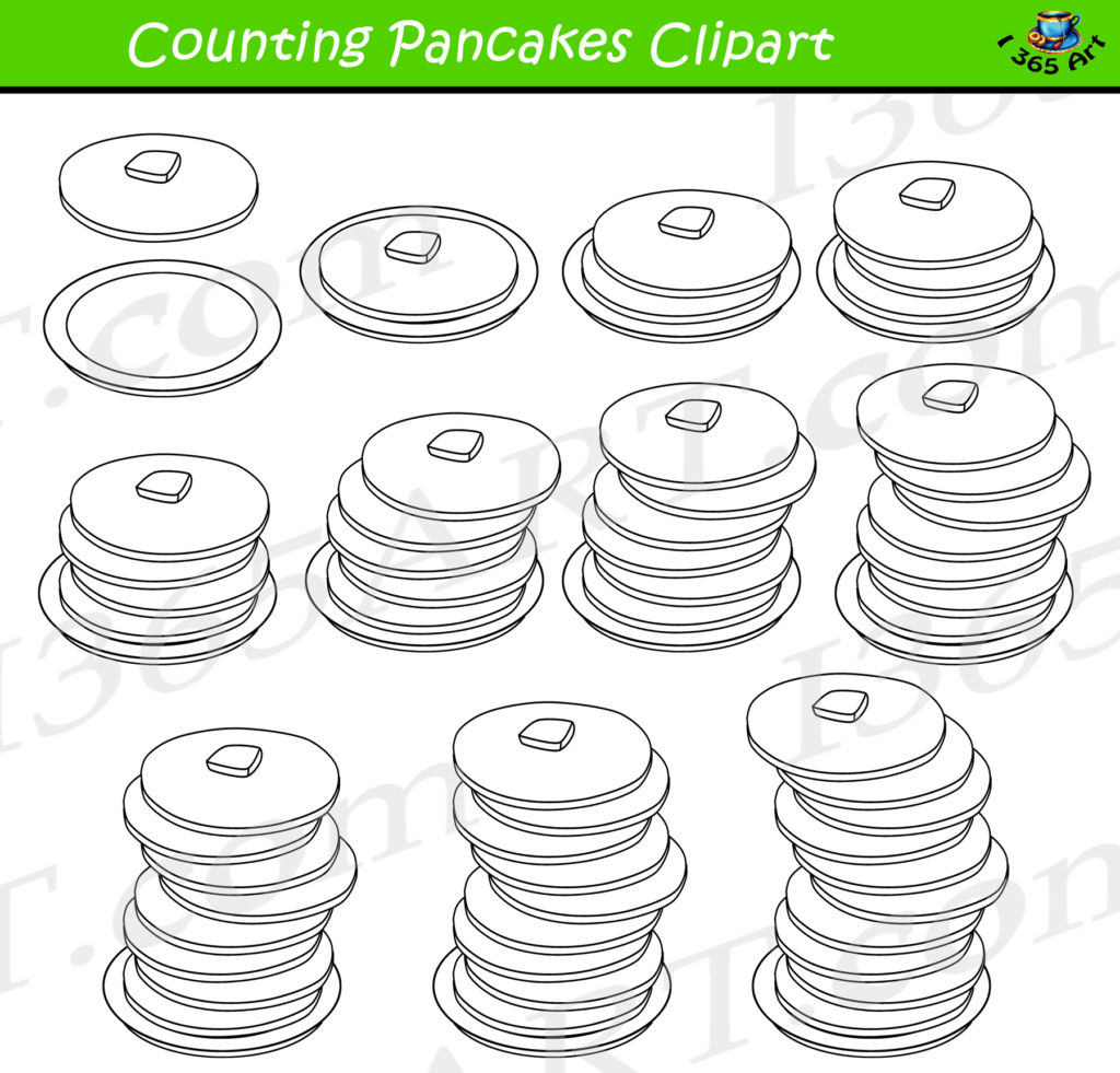 Counting Pancakes Clipart Download PNG - Clipart 4 School