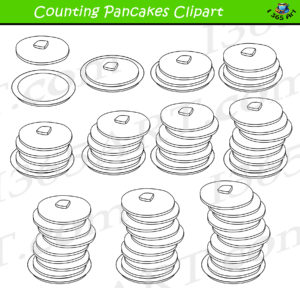 Counting Pancakes Clipart Download PNG - Clipart 4 School