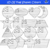 2D American Flag Shapes Clipart Graphics Download - Clipart 4 School