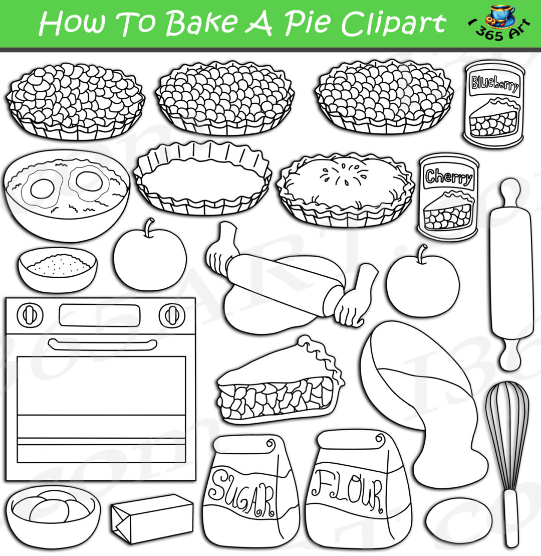 How To Make A Pie Clipart Set Download - Clipart 4 School