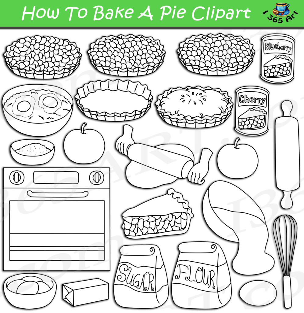 How To Make A Pie Clipart Set Download - Clipart 4 School