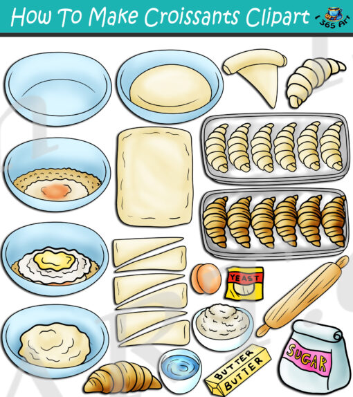 How To Make Croissants Clipart Download - Clipart 4 School