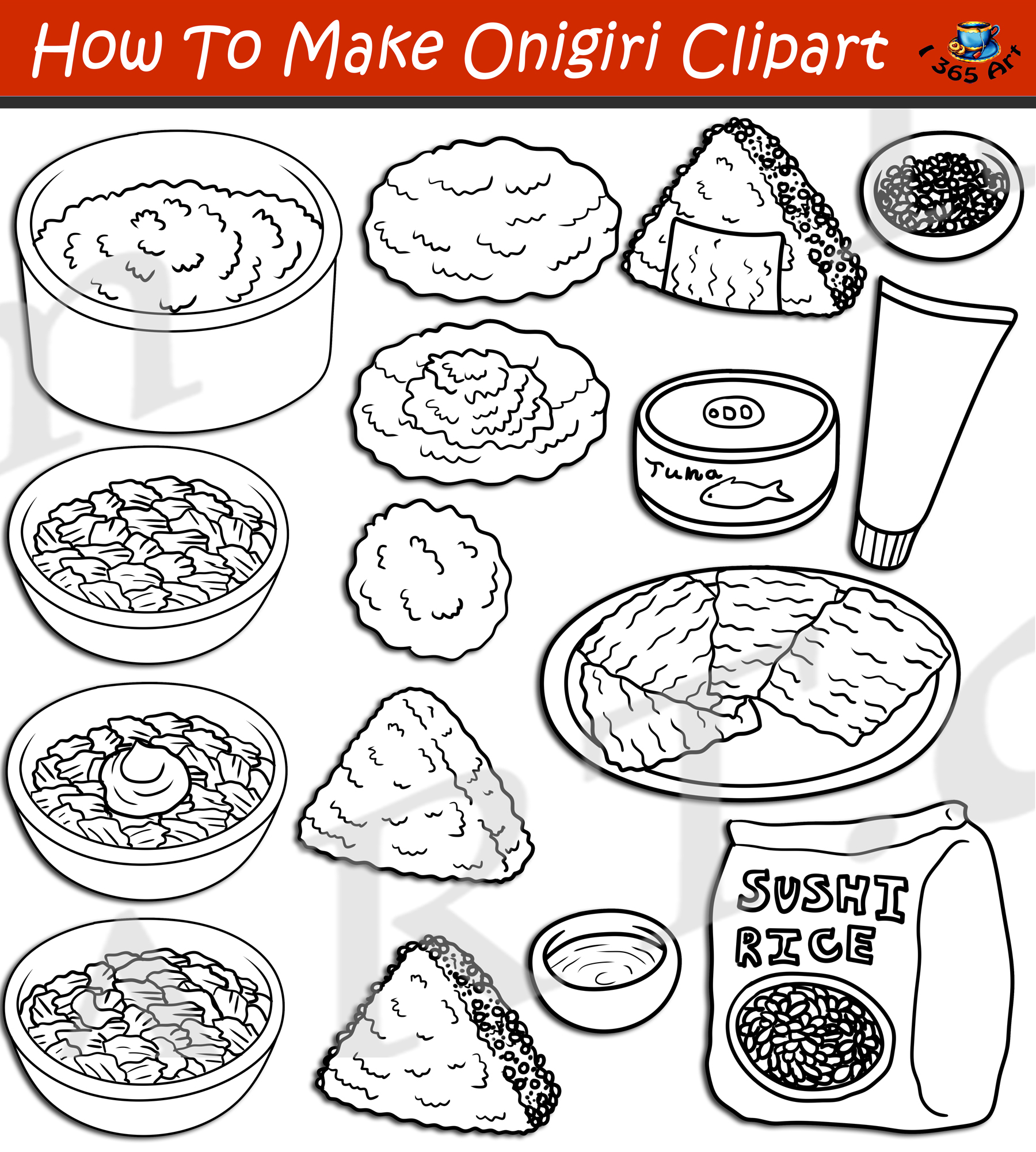How To Make Onigiri Clipart Download - Clipart 4 School